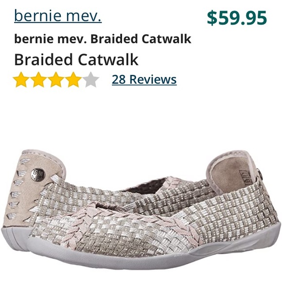 bernie mev. | Shoes | Copy Silver Flats Bernie Mev Catwalk | Poshmark